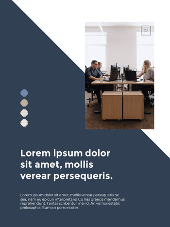 Business Plan Vertical presentation slide