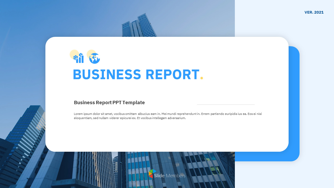 Business Report Simple Slides Design