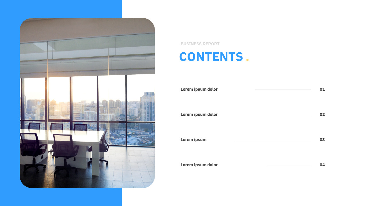 Business Report Simple Slides Design