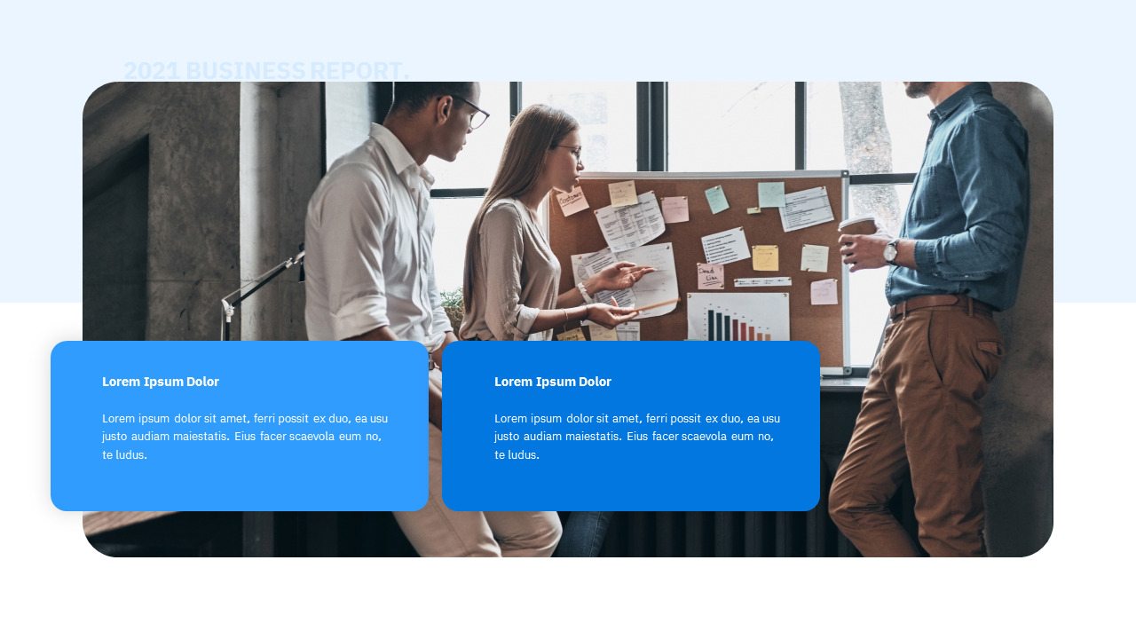 Business Report Simple Slides Design