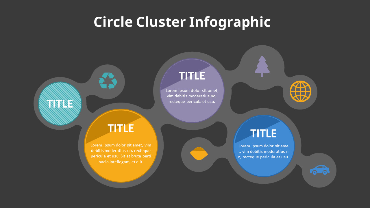 원 클러스터 인포 그래픽 다이어그램|인포그래픽