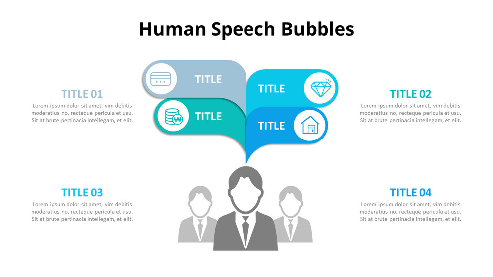 People and speech bubble Infographic Diagram|Infographics