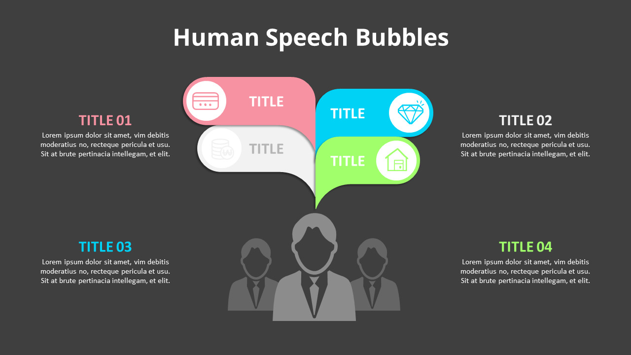People and speech bubble Infographic Diagram|Infographics