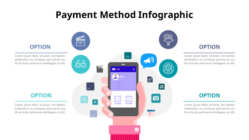 Payment Method Infographic Diagram|Infographics