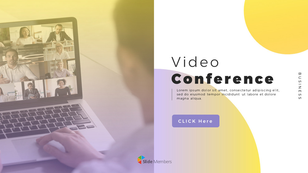 Video Conference PowerPoint Presentation Design