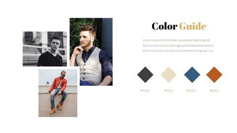 Men's Style & Fashion Google Slides Presentation Templates