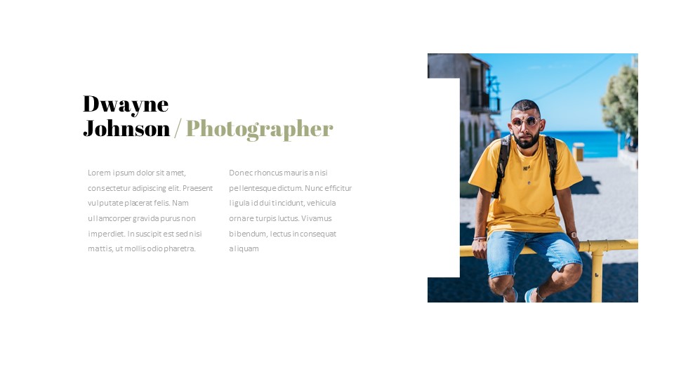 Men's Style & Fashion Google Slides Presentation Templates