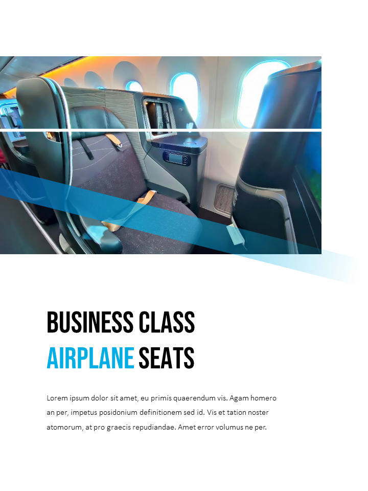 Airline Simple Templates Design