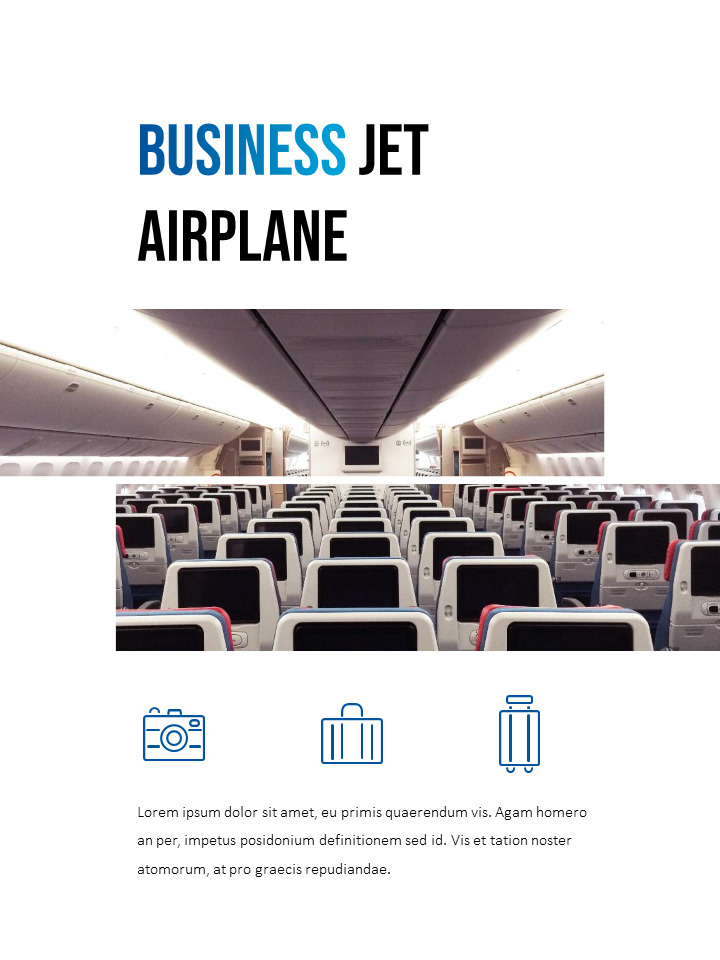Airline Simple Templates Design