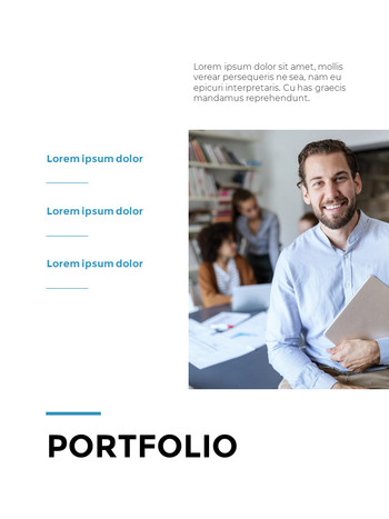 Clean Layout Business Project PPT PowerPoint