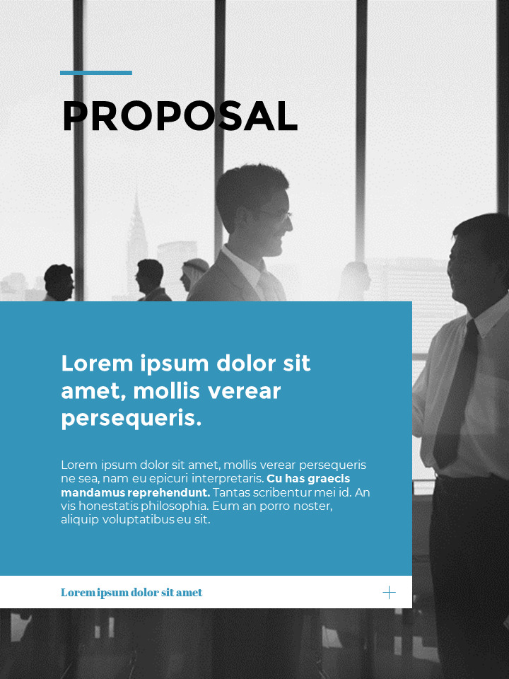 Clean Layout Business Project PPT PowerPoint