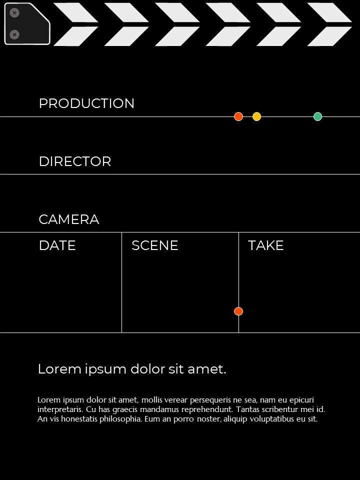 Movie & Film Theme Slide PPT