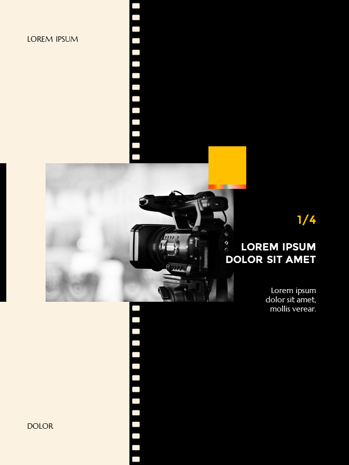 Movie & Film Theme Slide PPT