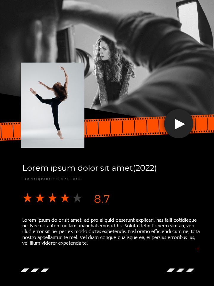 Movie & Film Theme Slide PPT