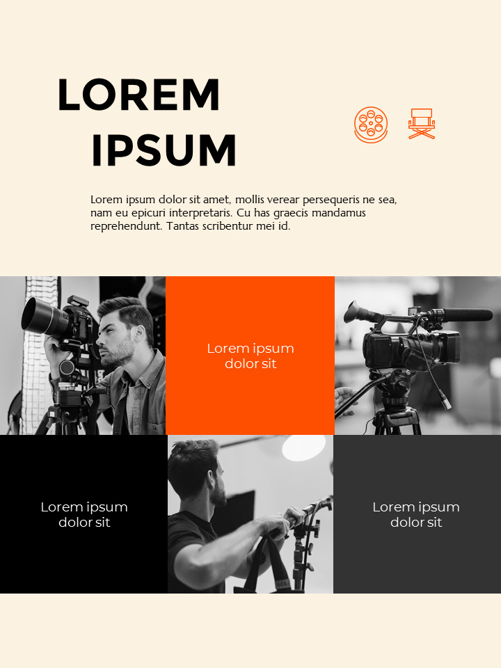 Movie & Film Theme Slide PPT