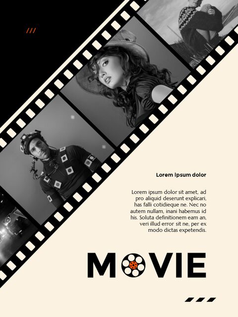 Movie & Film Theme Slide PPT