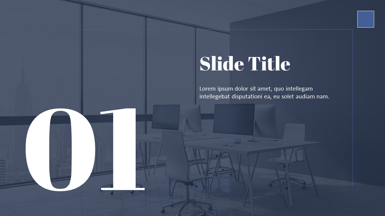 Simple Line Business Interactive PPT