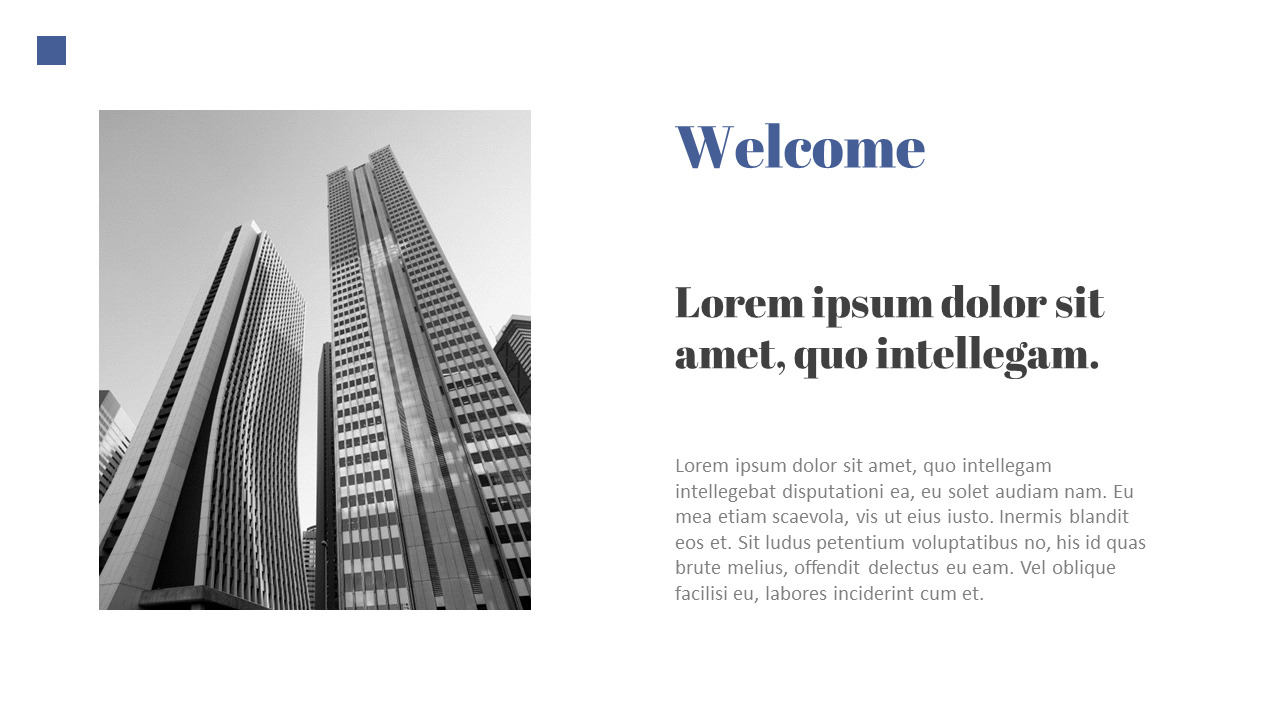 Simple Line Business Interactive PPT