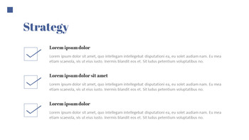 Simple Line Business Interactive PPT