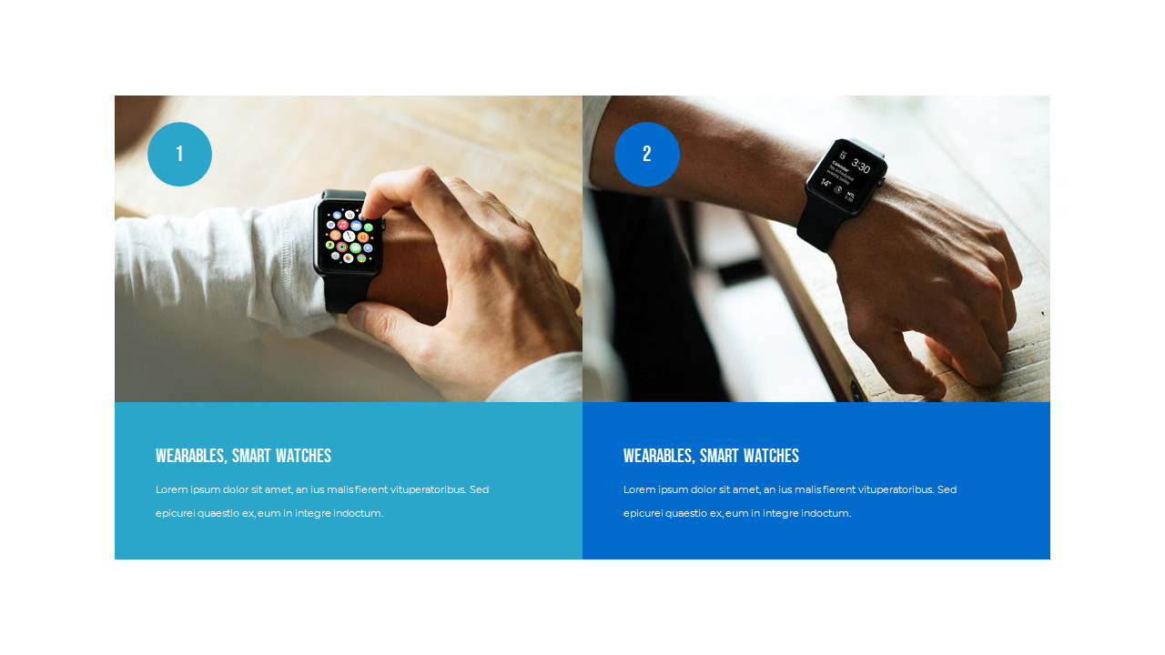 Wearables, Smart Watches Business plan PPT Templates
