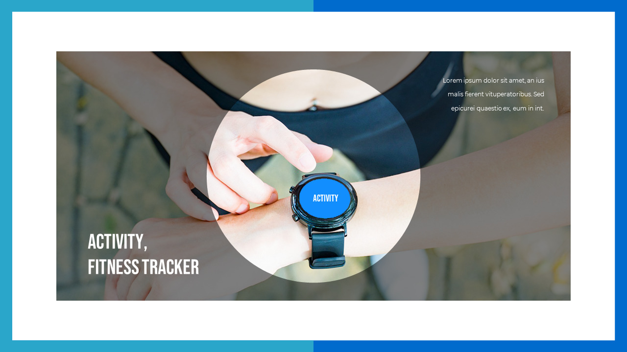 Wearable Smartwatch Business PowerPoint Template