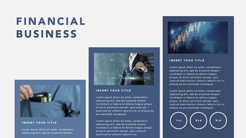 Economy X Finance company profile ppt template