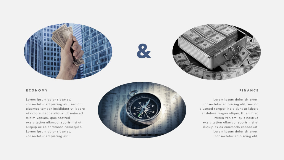 Economy X Finance company profile ppt template