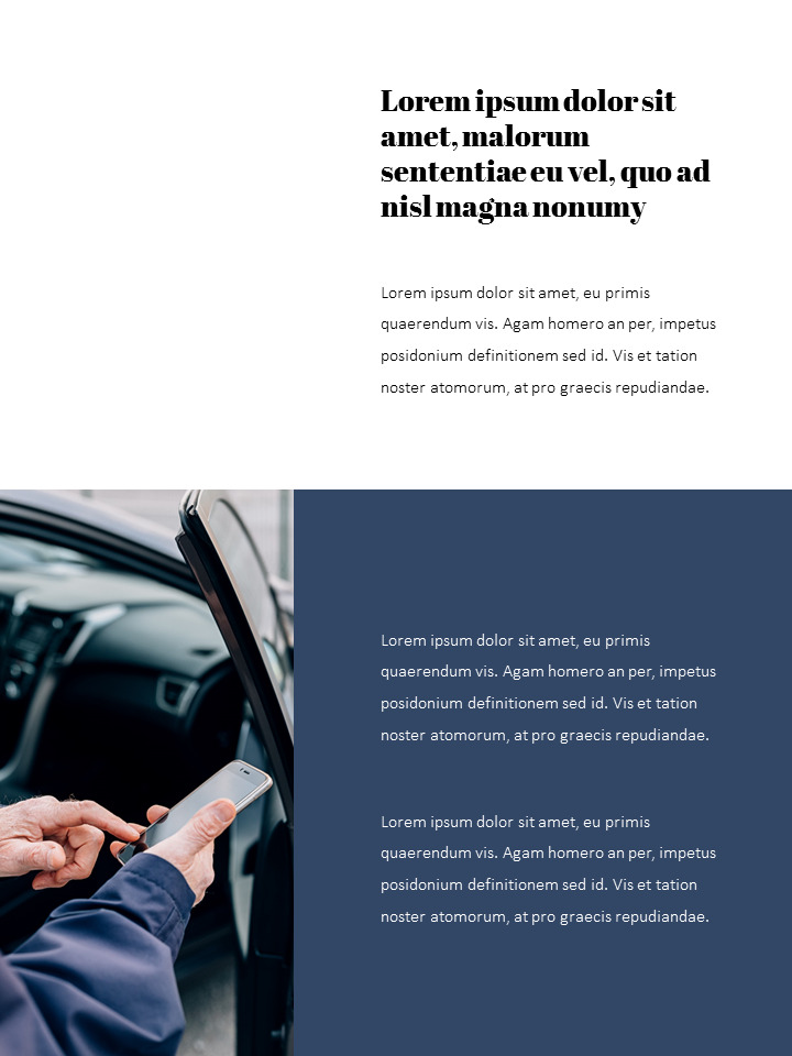Autonomous Driving Theme PowerPoint Template
