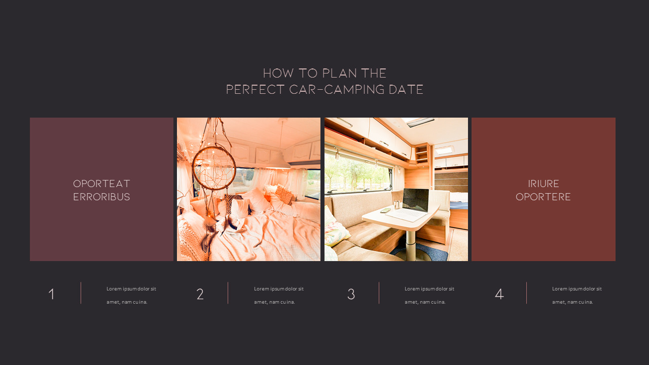 Romantic Car Camping PowerPoint Presentation Templates