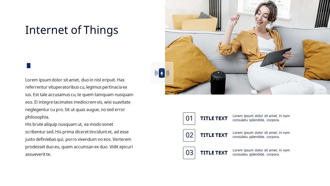 Smart Home Iot Service PPT Templates Design