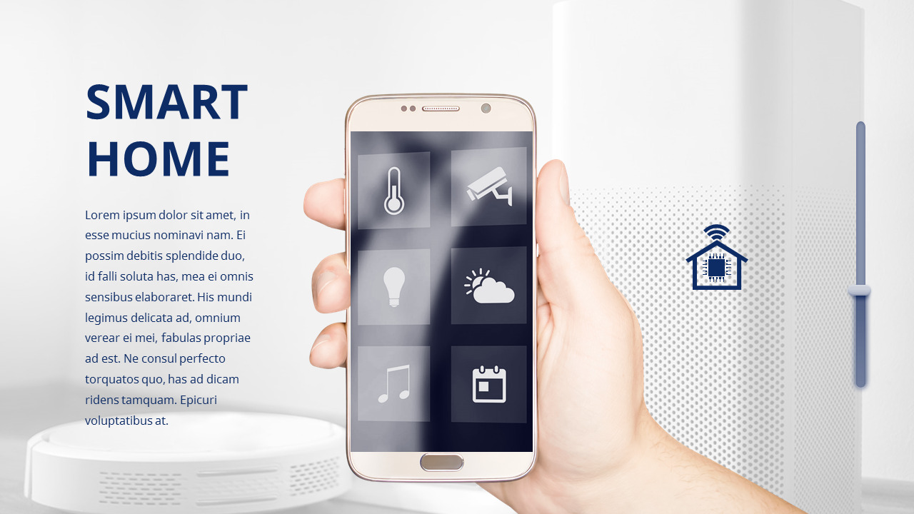 Smart Home Iot Service PPT Templates Design