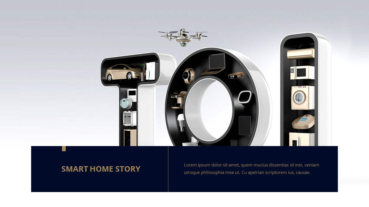 Smart Home Iot Service PPT Templates Design