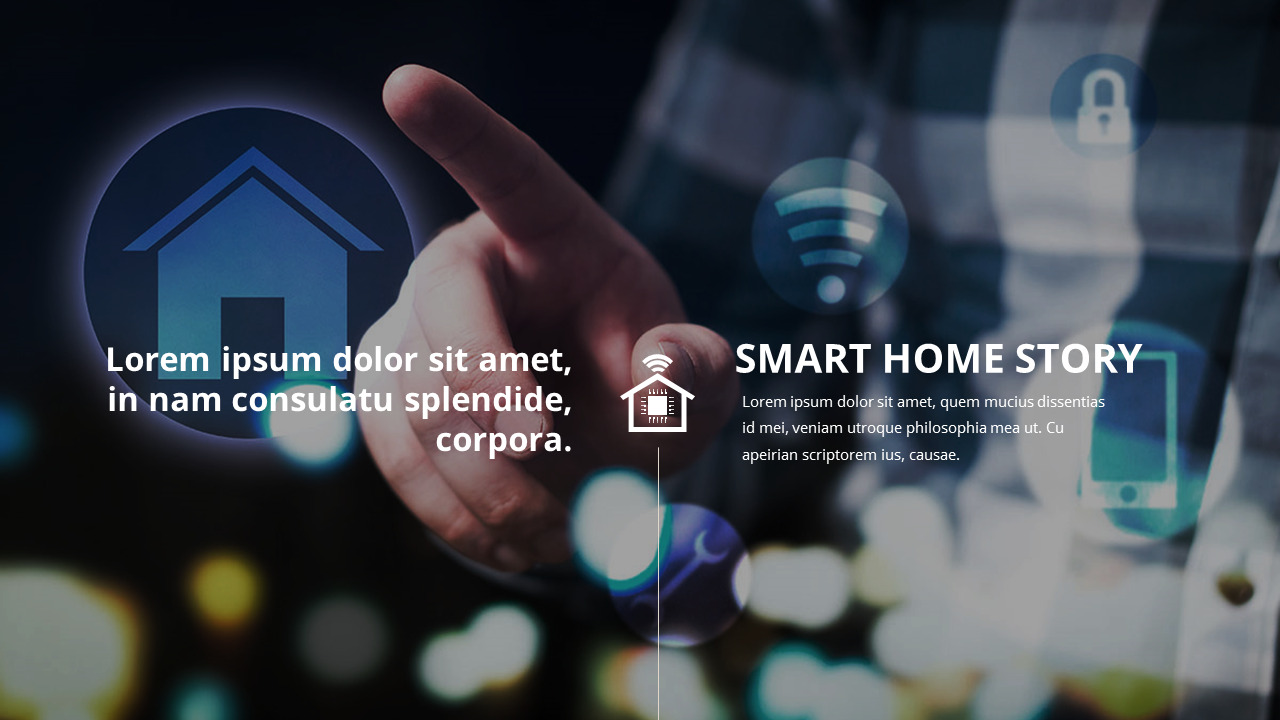 Smart Home Iot Service PPT Templates Design