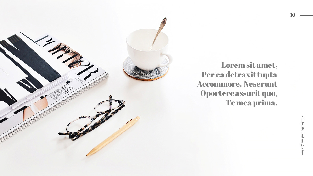 Daily Life and Magazine Product Deck|Lifestyle|Google Slides