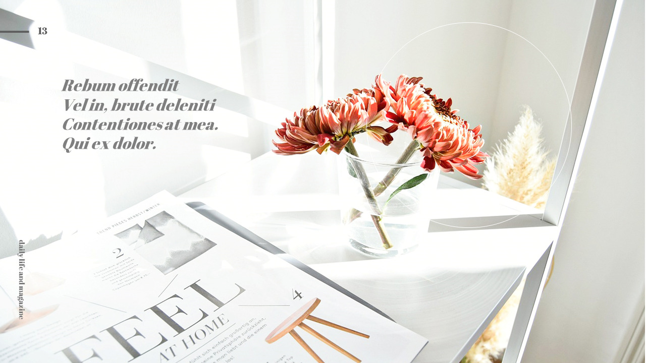 Daily Life and Magazine Product Deck|Lifestyle|Google Slides