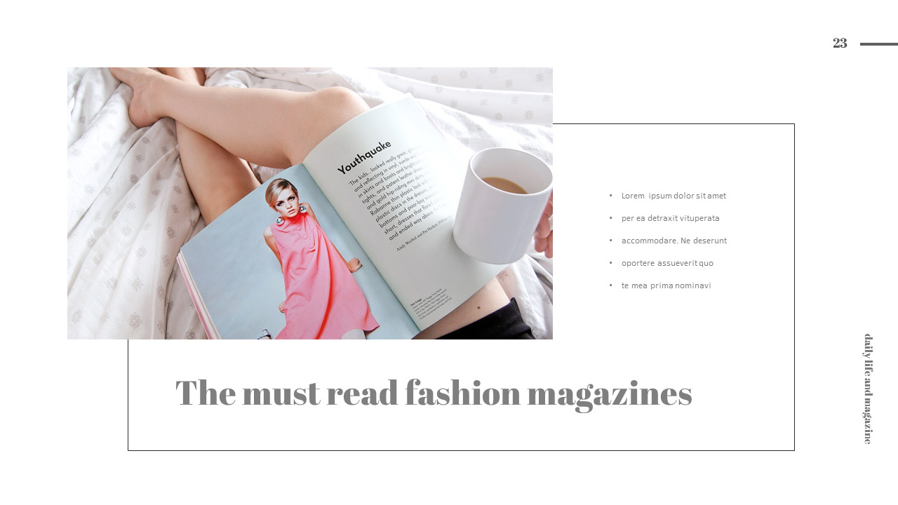 Daily Life and Magazine Product Deck|Lifestyle|Google Slides