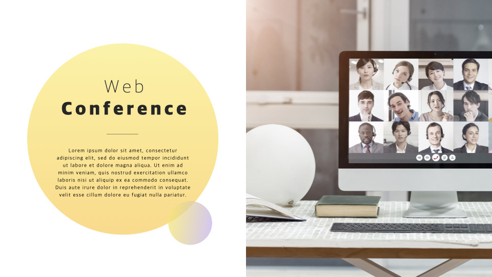 Video Conference keynote template