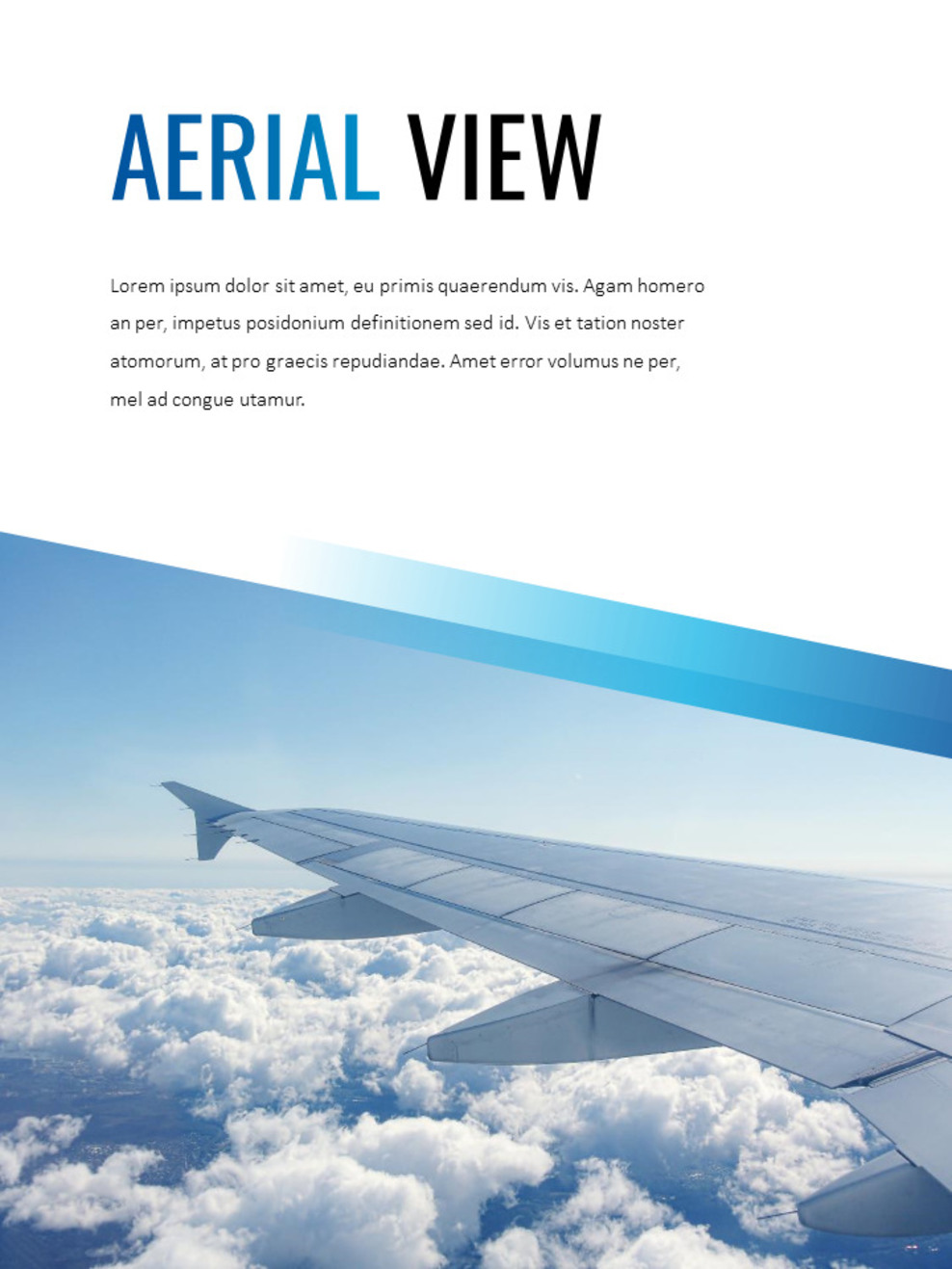 Airline Google Presentation Templates
