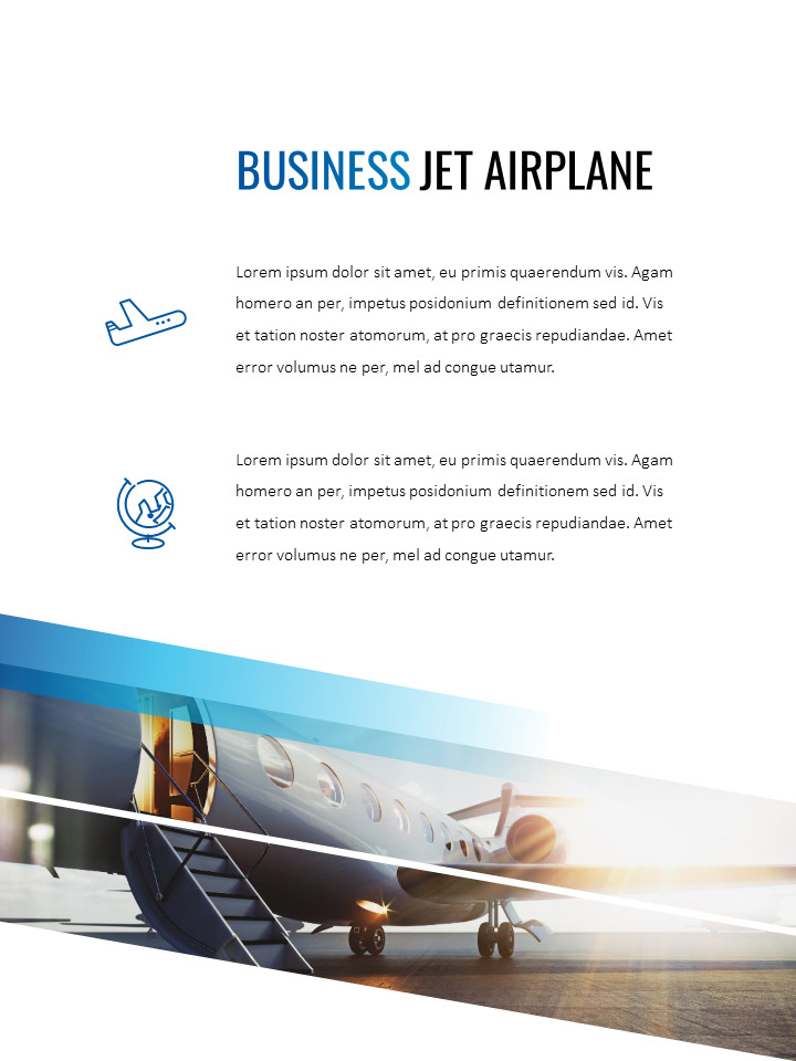Airline Google Presentation Templates