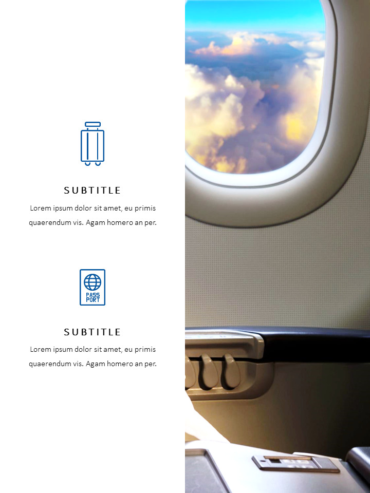 Airline Google Presentation Templates