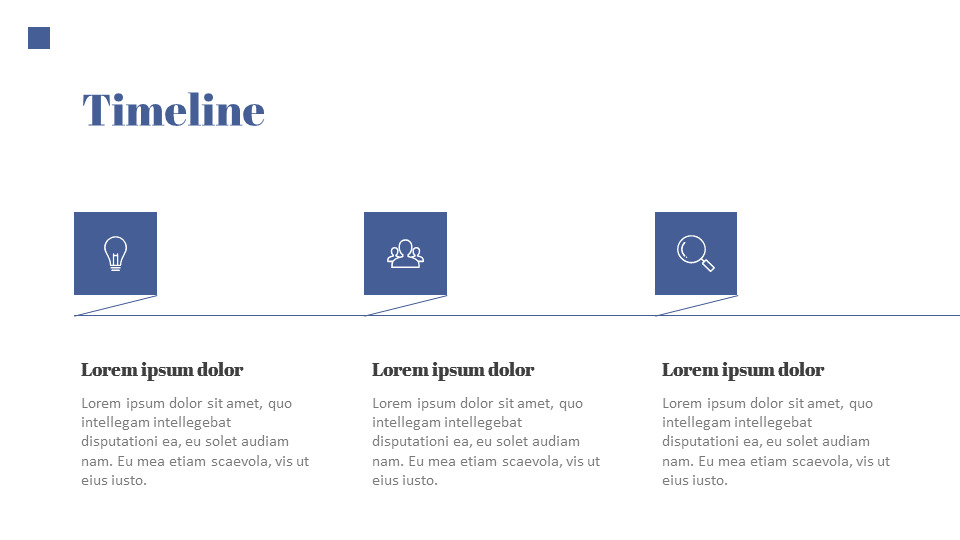 Simple Line Business Google PowerPoint