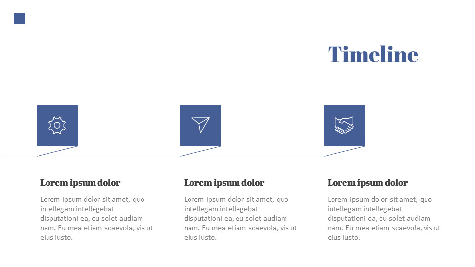 Simple Line Business Google PowerPoint