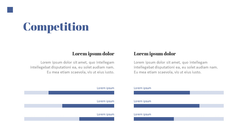 Simple Line Business Google PowerPoint