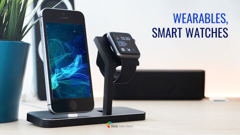 Wearables, Smart Watches Simple Slides Design
