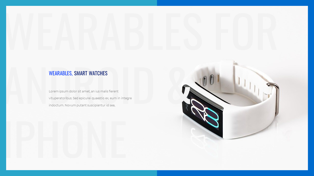 Wearables, Smart Watches Simple Slides Design