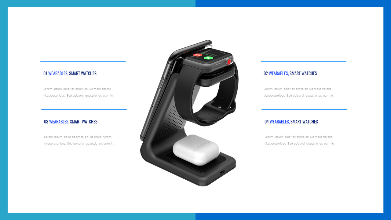 Wearables, Smart Watches Simple Slides Design