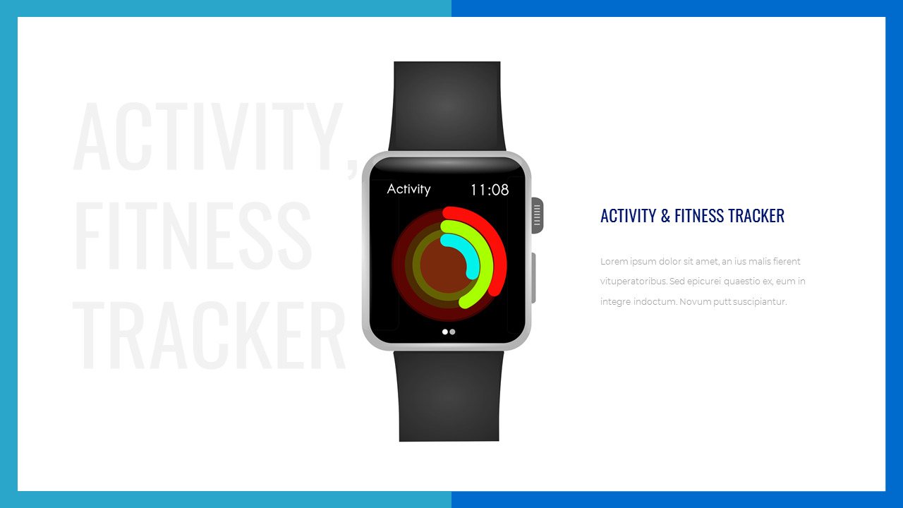 Wearables, Smart Watches Simple Slides Design