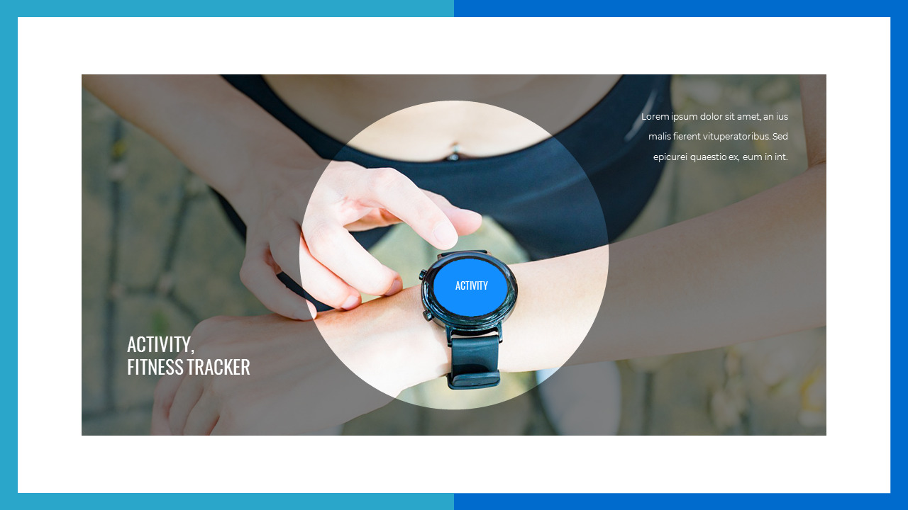 Wearables, Smart Watches Simple Slides Design