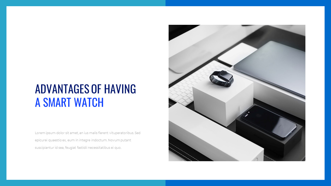 Wearables, Smart Watches Simple Slides Design