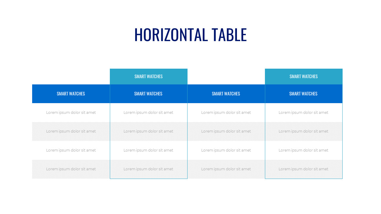 Wearables, Smart Watches Simple Slides Design